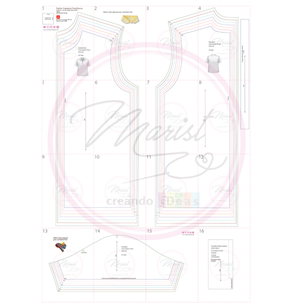 Patrón Polo de Dama: La Base para un Ajuste Cómodo. – Marist Creando Ideas